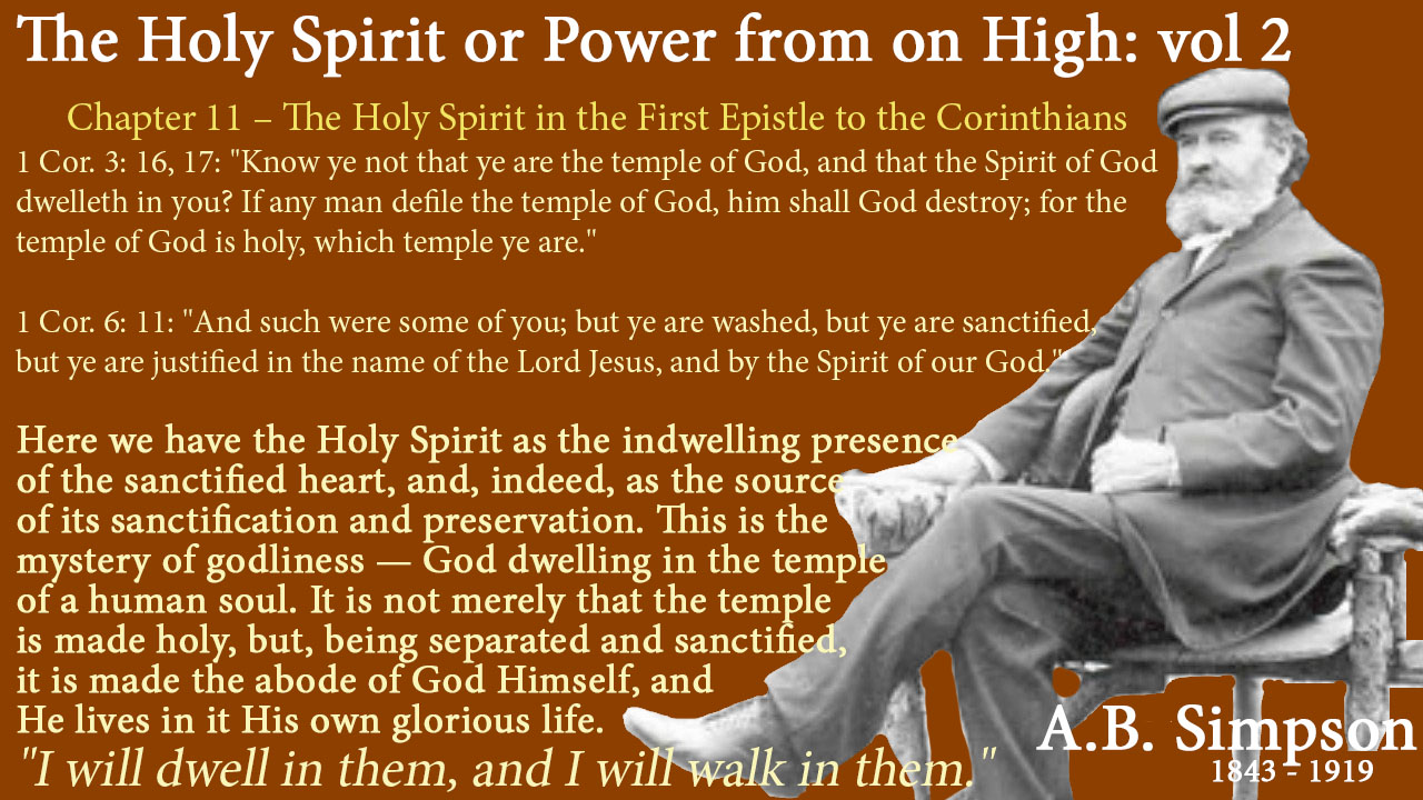 Chapter 11 – The Holy Spirit in the First Epistle to the Corinthians ...