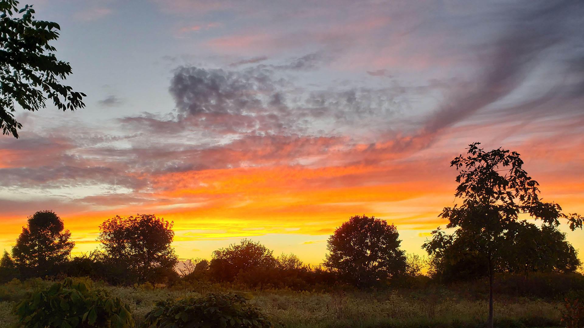 2018 09 17 Sunset from Noah Dublin Columbus State Parking Lot 3 ...